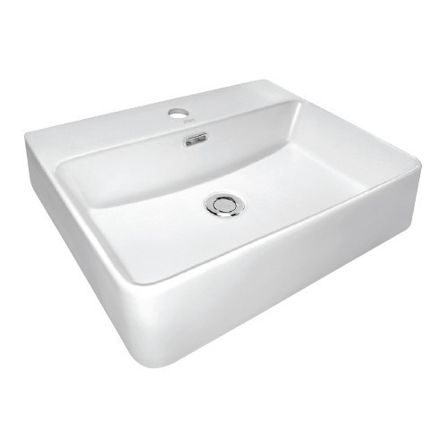 Zella LHPB450 Matt White Ceramic Bathroom/ Toilet Rectangle Shape ...