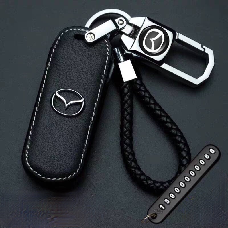 [New Arrival] 2023 Mazda Key Cover Leather case for Mazda 2 3 6 CX5 cx8 ...