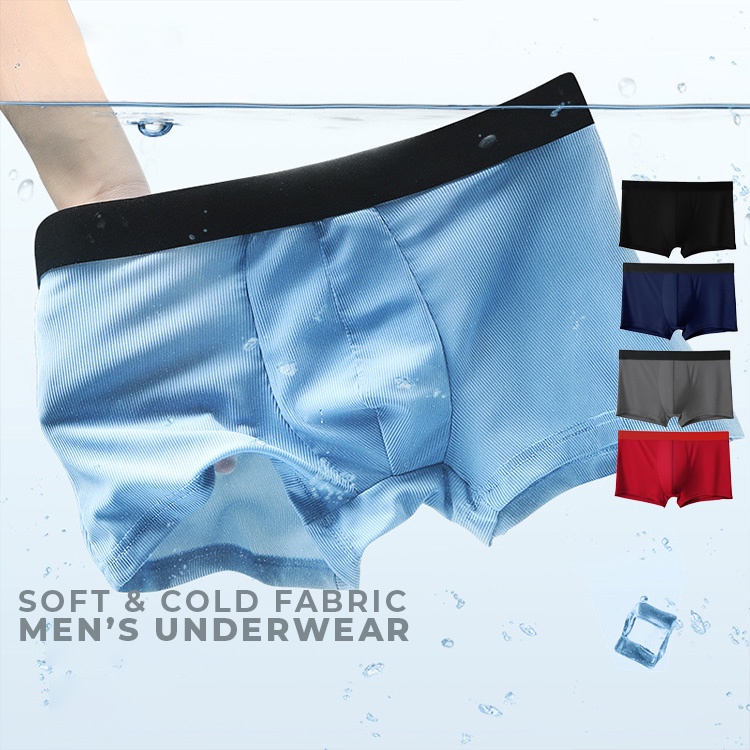 Boxer Men Underwear Soft Fabric Briefs Men Spender Lelaki Boxer Kain ...