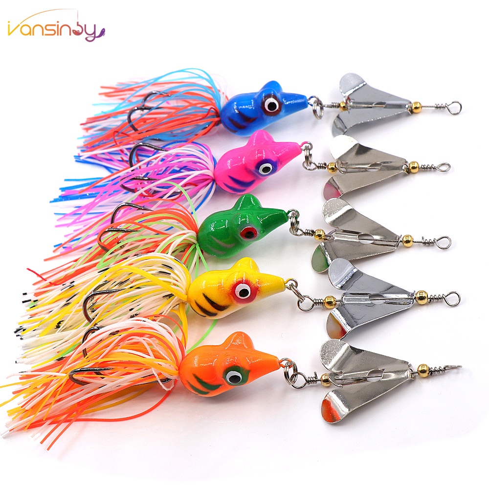 Umpan Katak Fishing Jump Frog Lure 9g Hard Bait Lure with Double Sharp ...