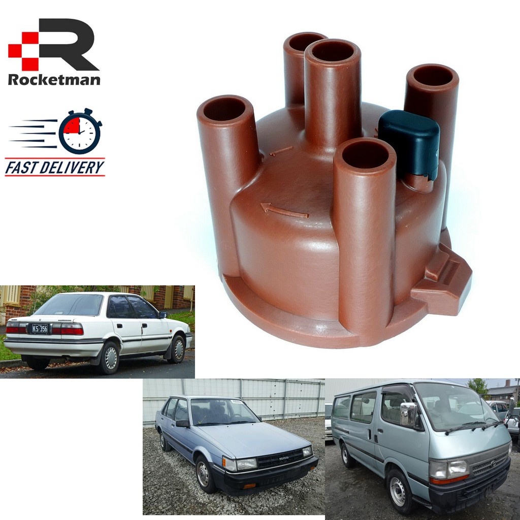 YEC DISTRIBUTOR CAP TOYOTA COROLLA EE80 EE90 12V HIACE RZH1112 (YD-128 ...