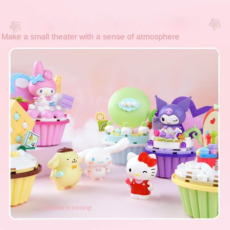 【Keeppley Sanrio small cake Sanrio building blocks series】assembled ...