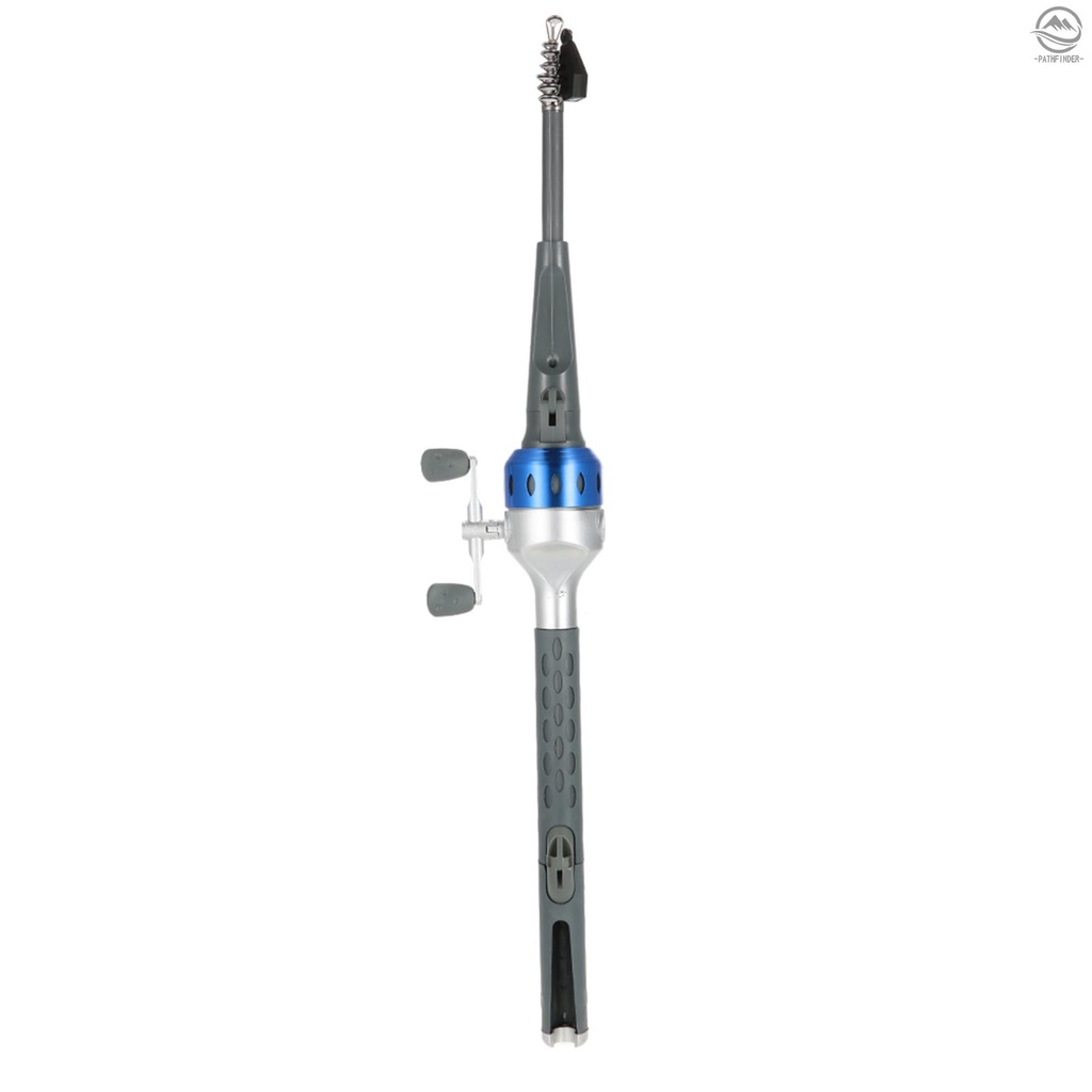 151cm Mini Folding Fishing Rod Foldable Telescopic Fighing Pole Fishing ...