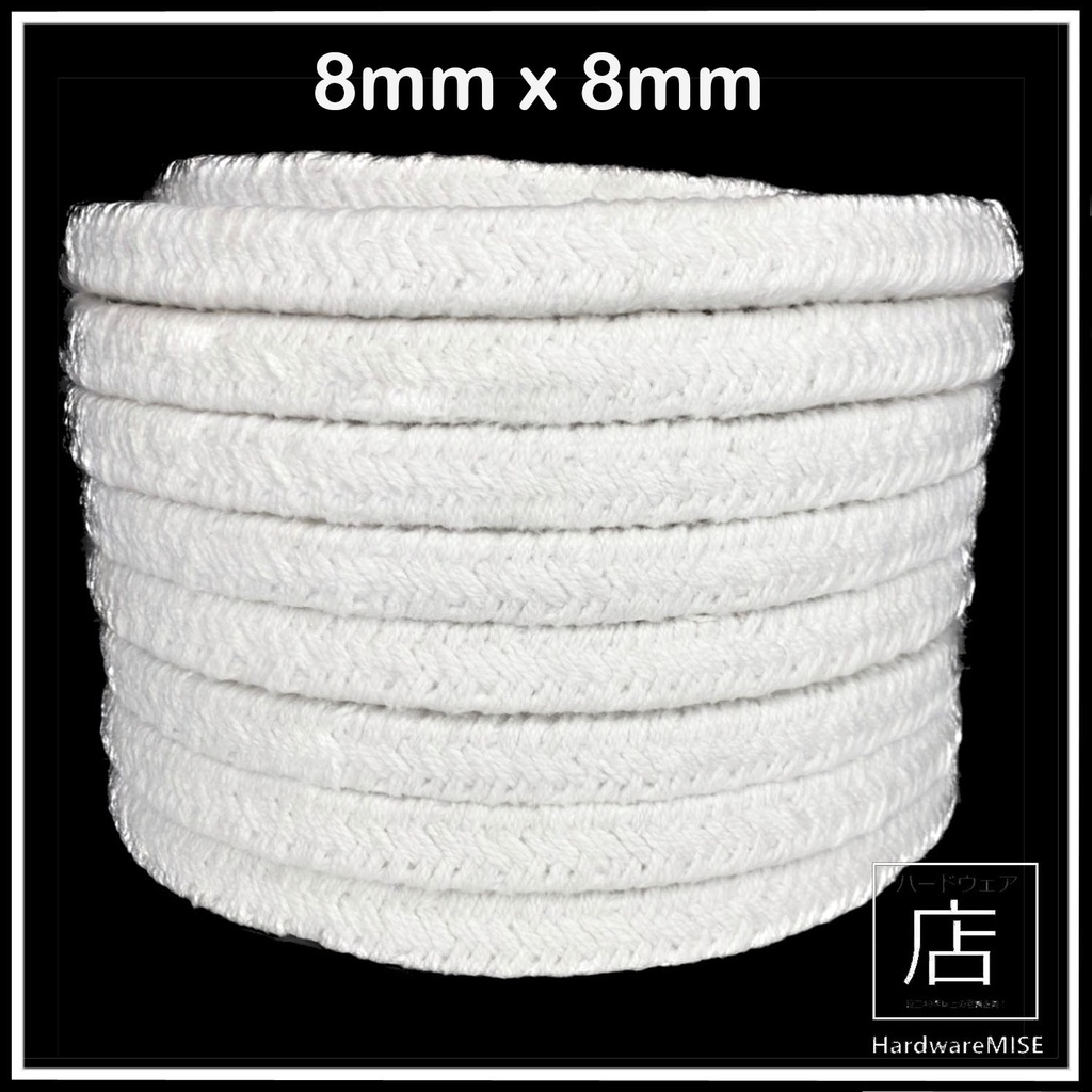 Ceramic Fibre Square Braided Rope 8mm Ceramic Braided Packing Rope With ...