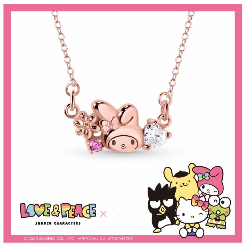 Original Sanrio Sanrio Sanrio-Love & Peace MyMelody Sterling Silver ...