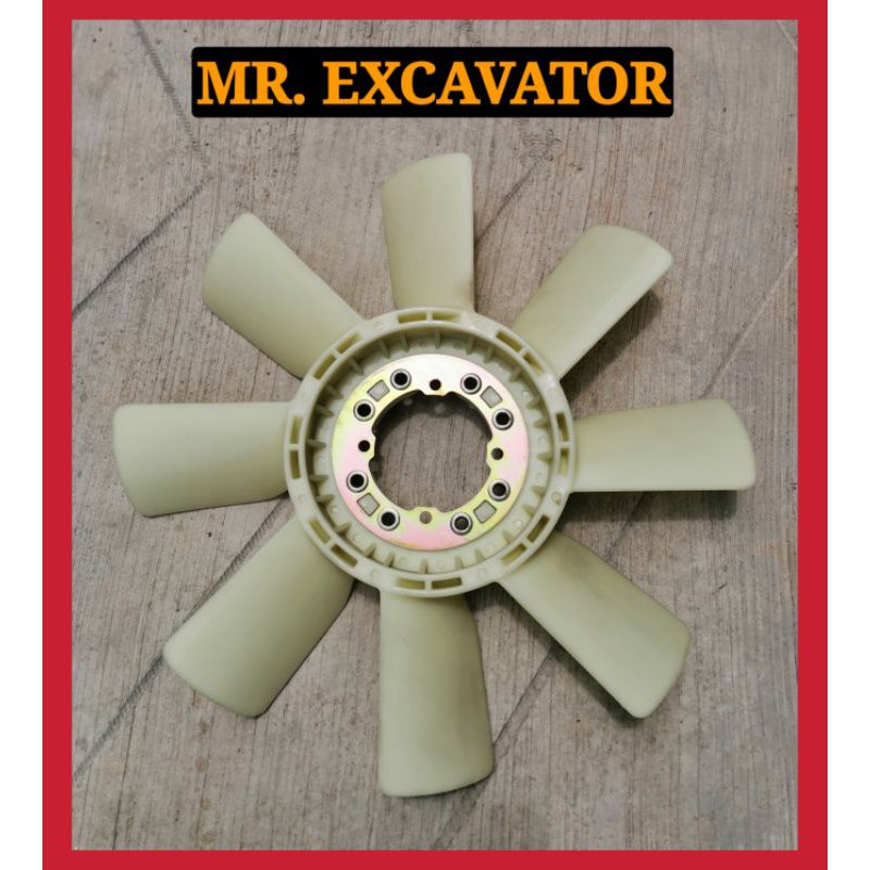 Hitachi EX200 EX200-1 6BD1 Radiator Fan Blade Excavator Kipas Tangki ...