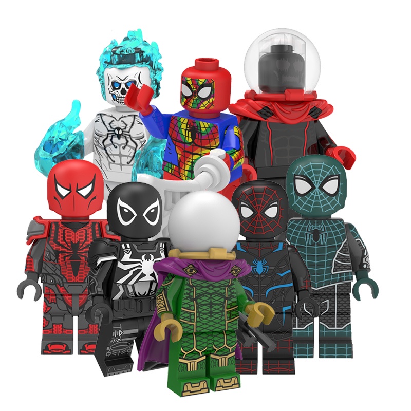 Movie Spider 3 Super Hero Spiders Men Mini Characters Model Building ...