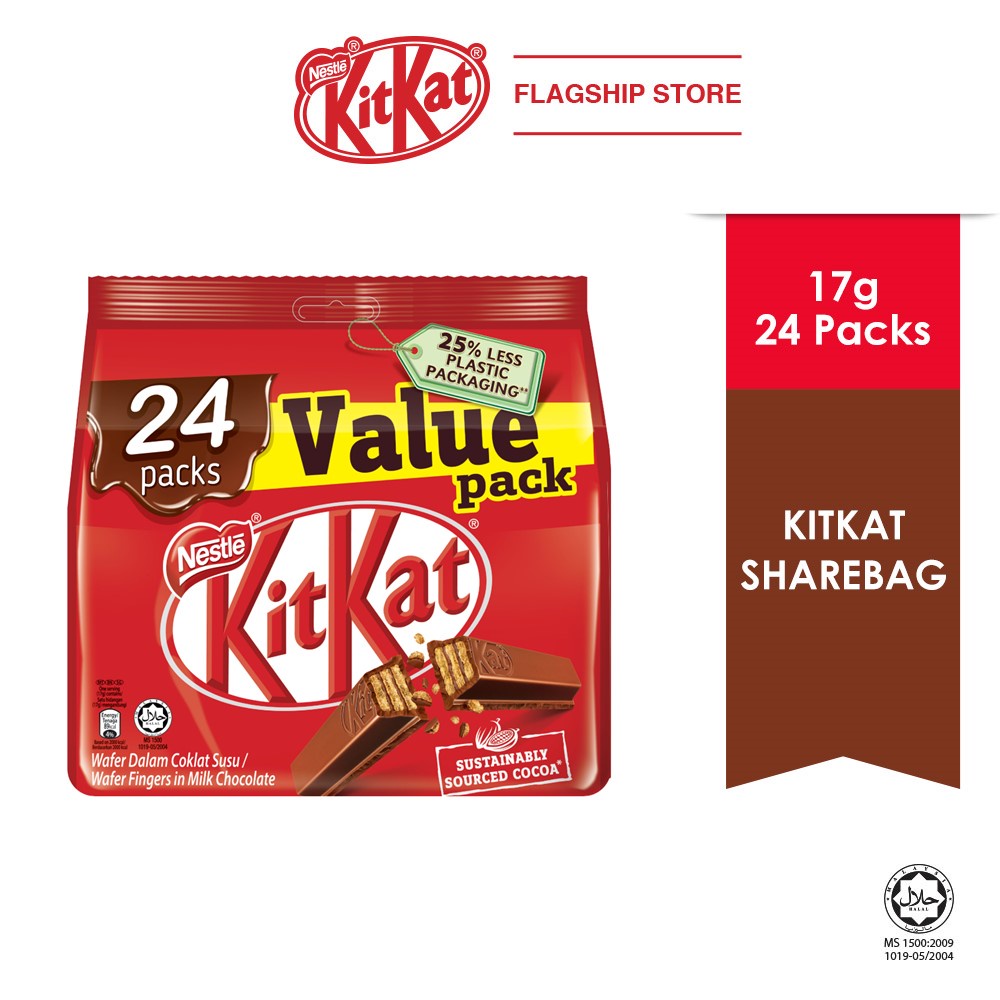 Nestle KITKAT 24packs Value Share bag | Shopee Malaysia