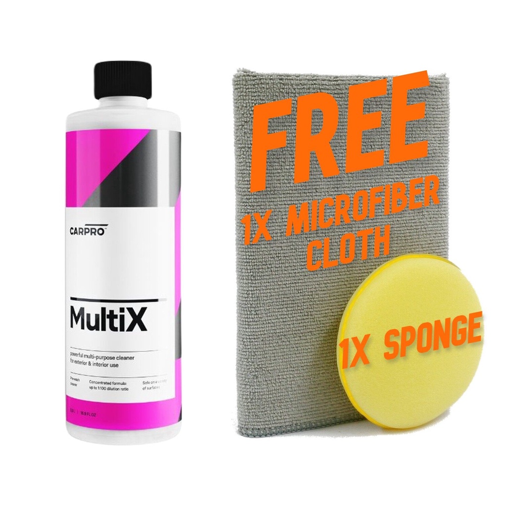 CARPRO MultiX - 500ml - Multi Purpose Cleaner (Concentrated) for ...
