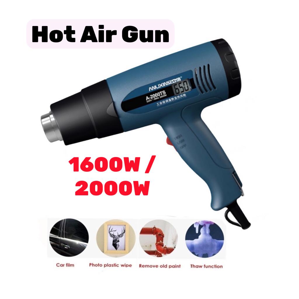 Malaysia 1600W / 2000W Hot Air Gun Heat Gun Heavy Duty Hand Hold High ...