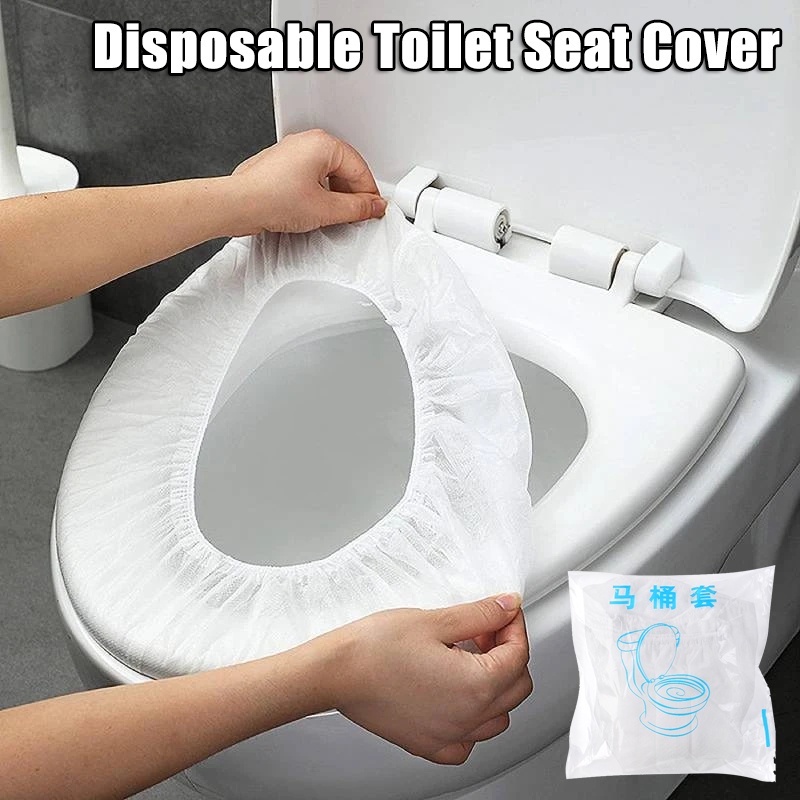 1Pc Universal Disposable Toilet Seat Cover Pad / Portable Non-Woven ...