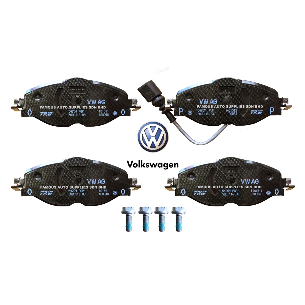 FRONT BRAKE PAD FOR VOLKSWAGEN GOLF MK7 PASSAT B8 TIGUAN TOURAN AUDI Q2 ...