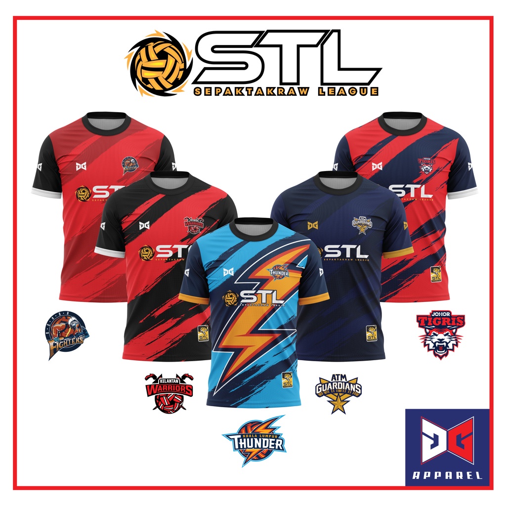 01-STL SEPAK TAKRAW LEAGUE FANS JERSEY UNISEX FULL SUBLIMATION | Shopee ...