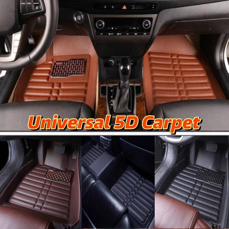Lowest Price Universal 5D Car Floor Mat Carpet kereta karpet leather ...