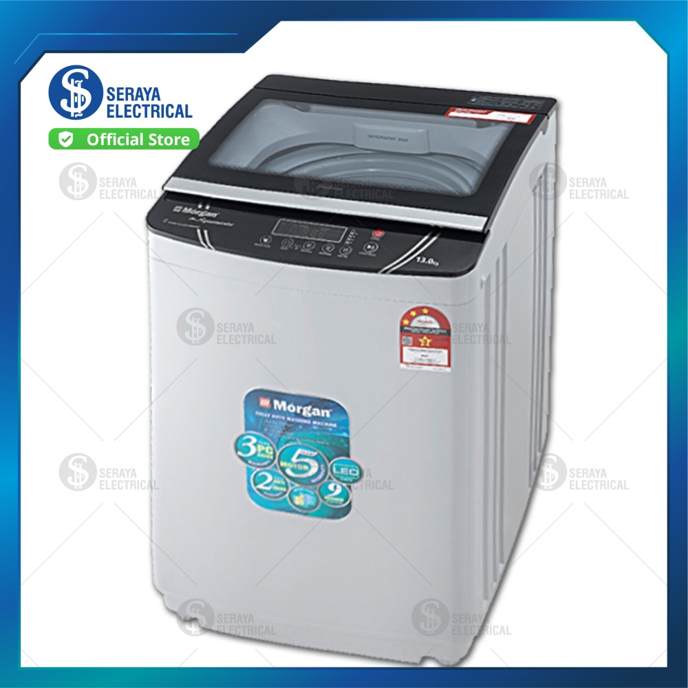 Morgan 13KG Fully Auto Washing Machine MWM-13 (Aquamarine Series ...