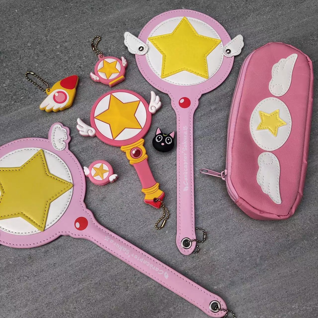 【Ready Stock】Anime Card Captor Sakura Star Key Wands Rod Stick ID Card ...