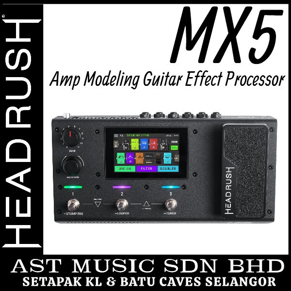 HeadRush MX5 Amp Modeling Guitar Effect Processor | Shopee Malaysia