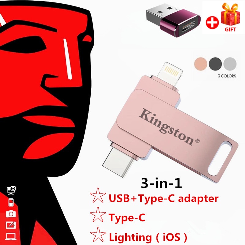 Kingston Expand Flash Drive Luxe Sdix70n-2tb 1tb 512Gb 256gb Type-C ...