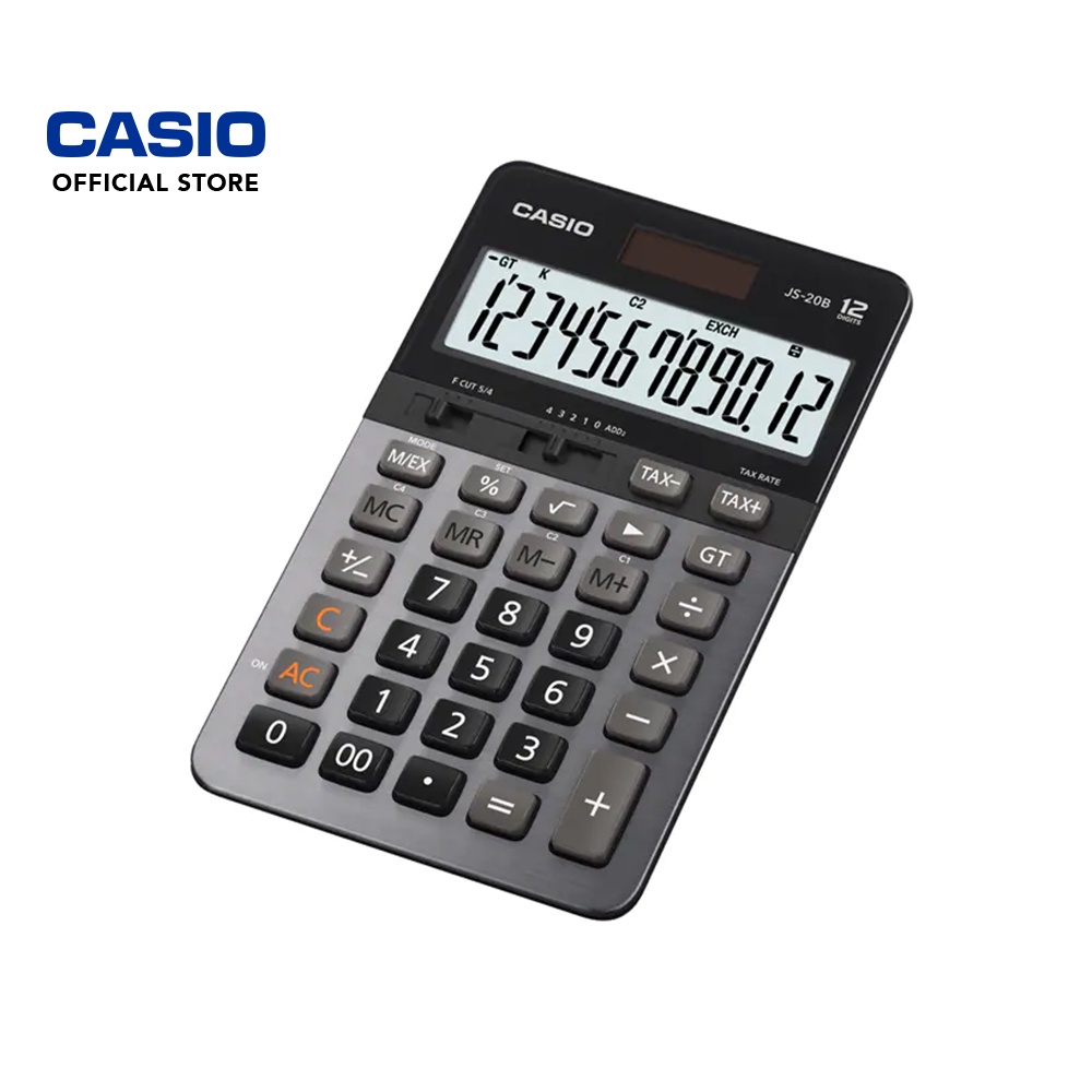 Casio Heavy Duty Calculator JS-20B (Black) | Shopee Malaysia