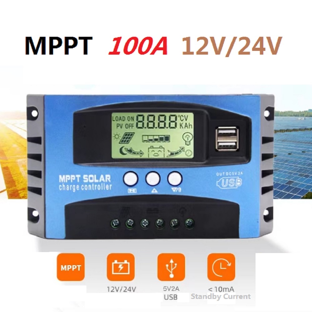 1x 100A MPPT Corrosion Resistant Solar Panel Regulator Charge Controller 12/24V | Shopee Malaysia
