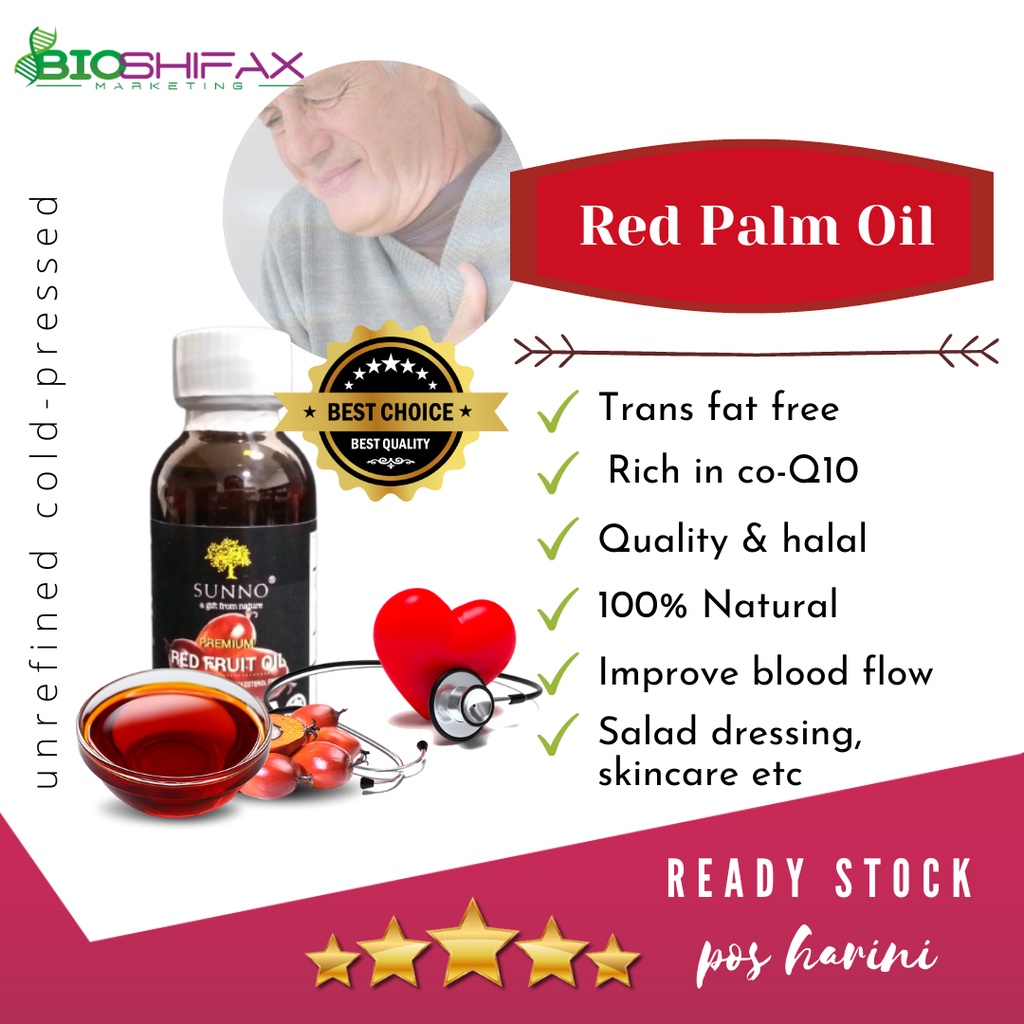 100% Premium Unrefined Red Palm Fruit Oil / Minyak Buah Sawit Merah ...