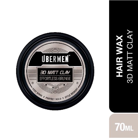 Ubermen Hair Wax 3D Matt Clay 70g | Shopee Malaysia