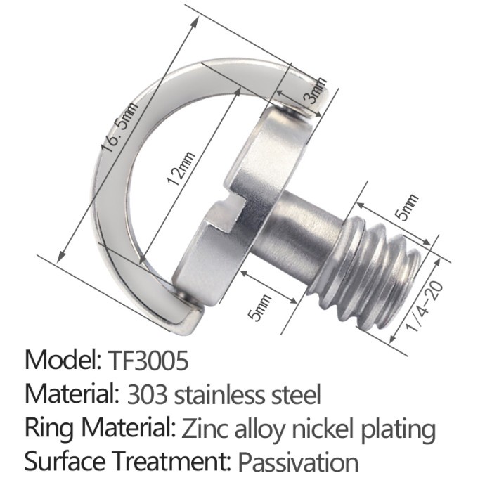Slotted flat ring quick-release screw TF3005 | Shopee Malaysia