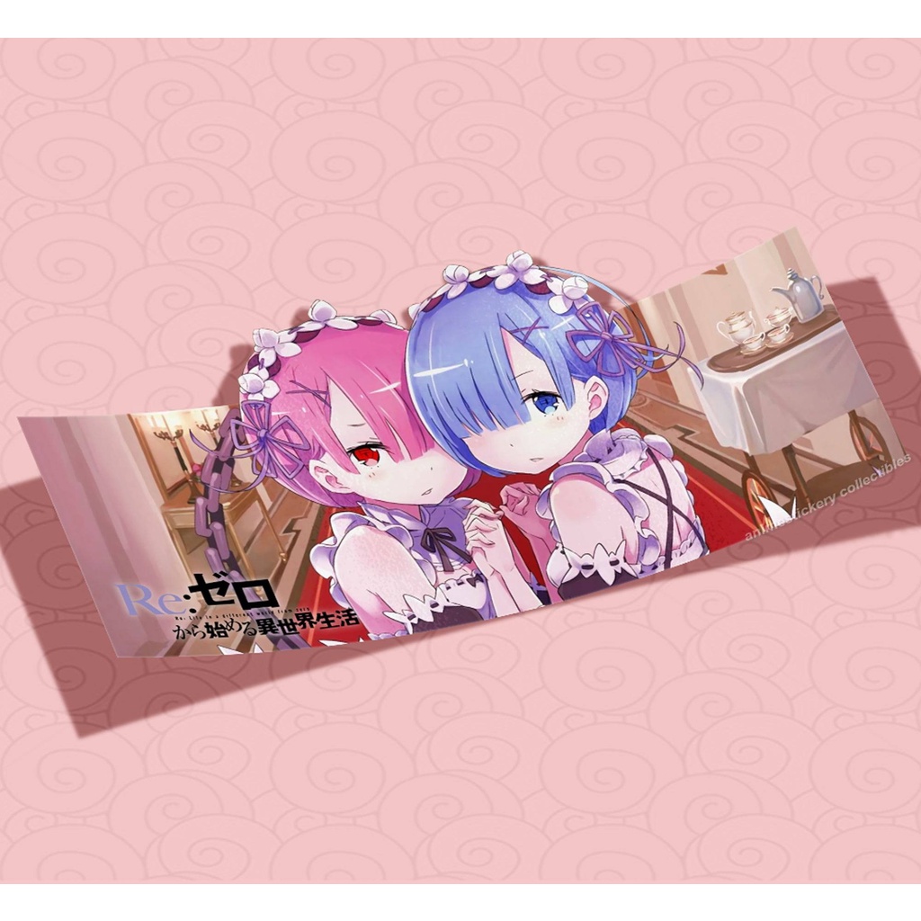 Re:Zero | Ram | Rem - SLAP Stickers - Anime Vinyl Car Stickers NEW ...