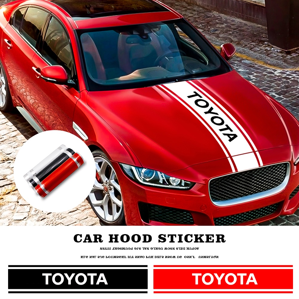 Car Hood Decal Waterproof Scratchproof Engine Cover Modification ...
