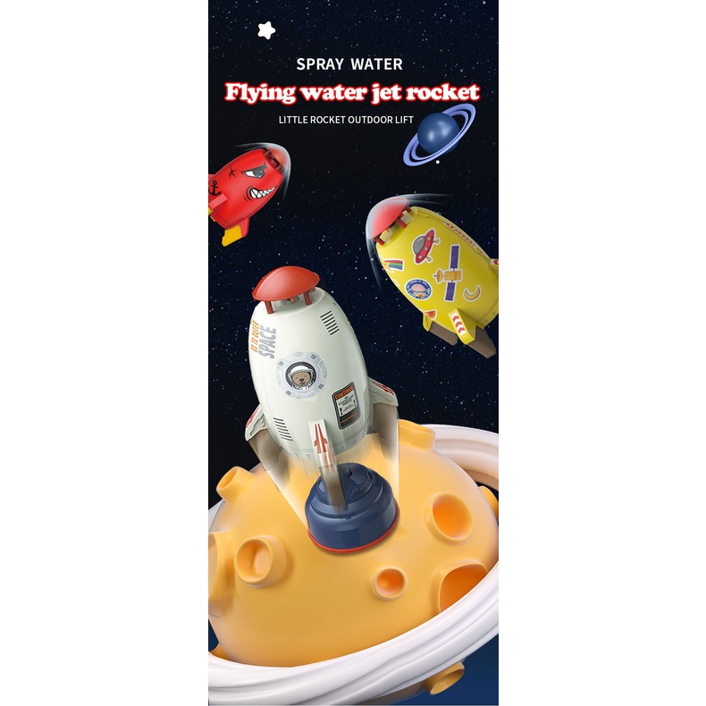 2023 New Rocket Launcher Water Toys Outdoor Rocket Sprinkler Water ...