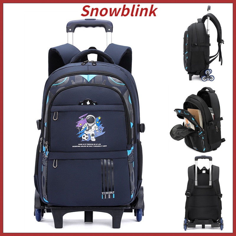 Beg Sekolah Troli 2/6 Roda Astronaut Wheeled Schoolbag Kids Rolling ...