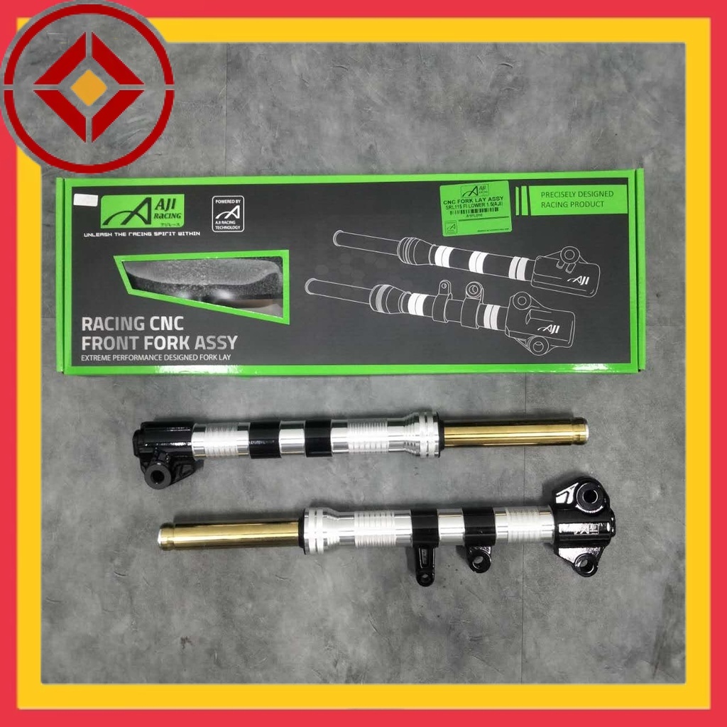 YAMAHA SRL FI / SRL115 LOWER 1.5 AJI CNC FRONT FORK LAY GOLD CHROME ...