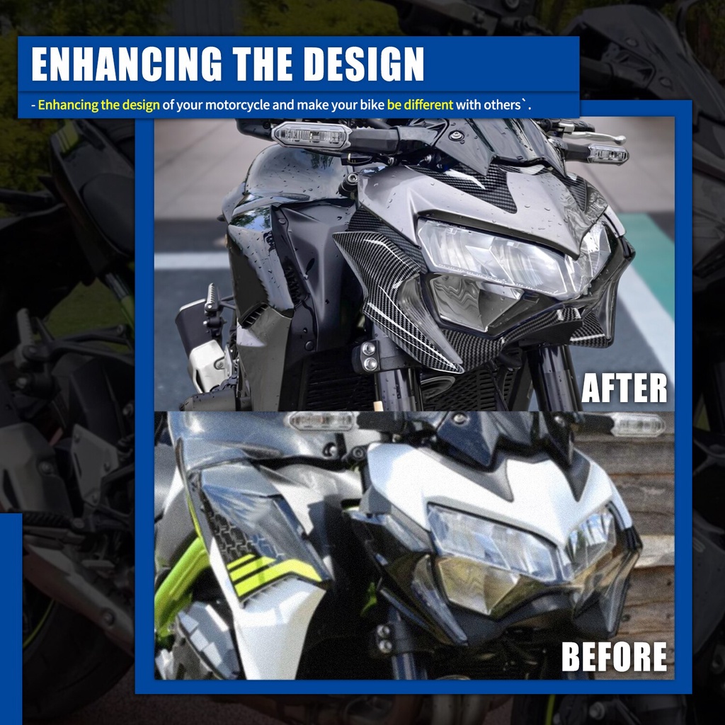 Ultrasupplier Z900 Front Side Nose Cover For Kawasaki Z 900 2020 2021 ...
