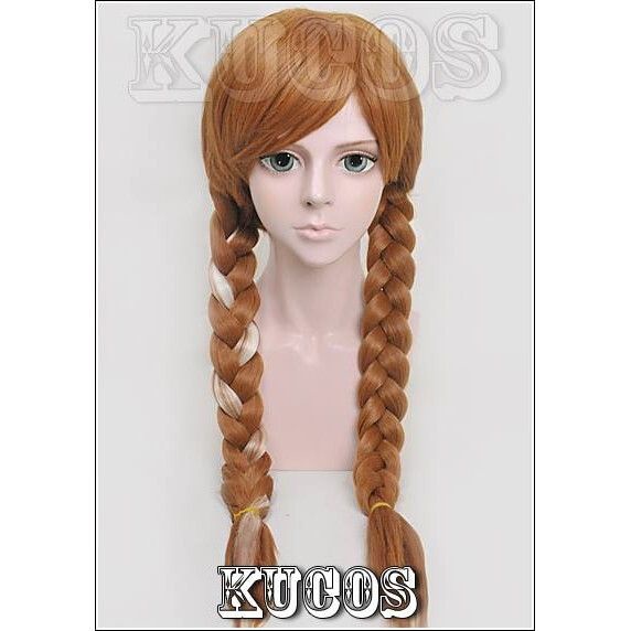 Disney Frozen 2 Anna Wig brown braided wig ready stock high quality ...
