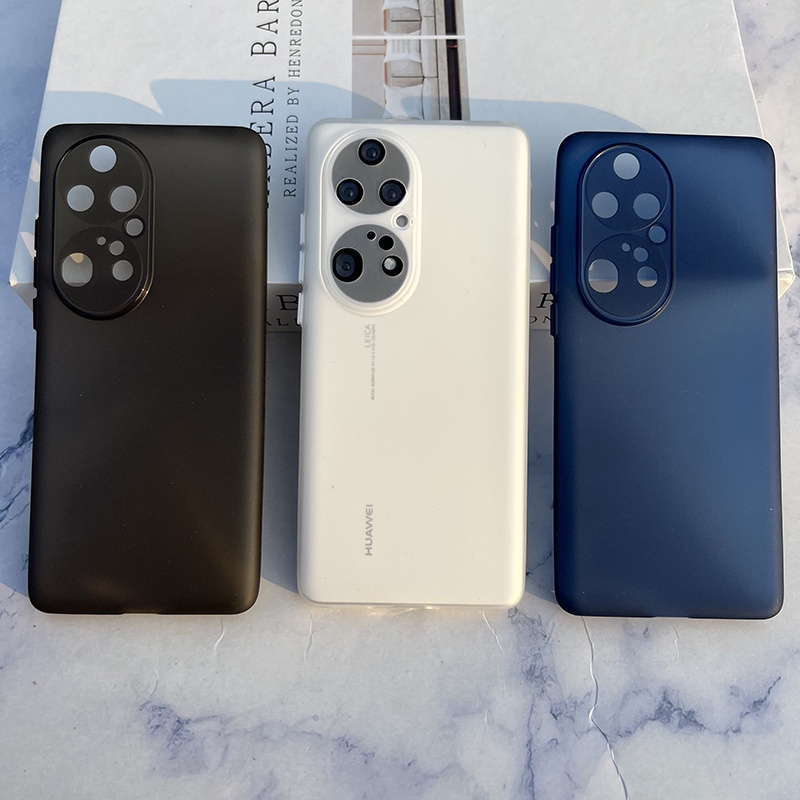 Ultra Slim Case Black White Blue Thin TPU Matte soft Case For Huawei ...