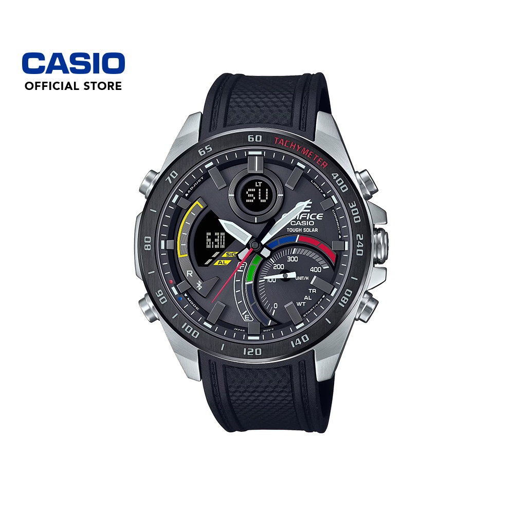 Casio Edifice ECB-900MP-1A Black Resin Band Men Watch | Shopee Malaysia