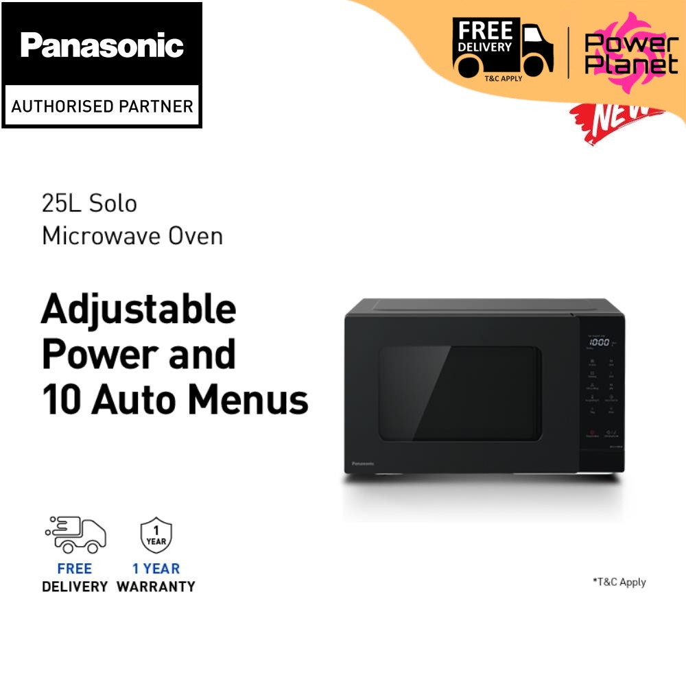 PANASONIC NN-ST34 25L SOLO MICROWAVE OVEN NN-ST34NBMPQ | Shopee Malaysia