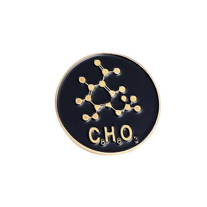 100 Styles Academic Chemistry Enamel Pins Chemical Test Tube Molecule ...