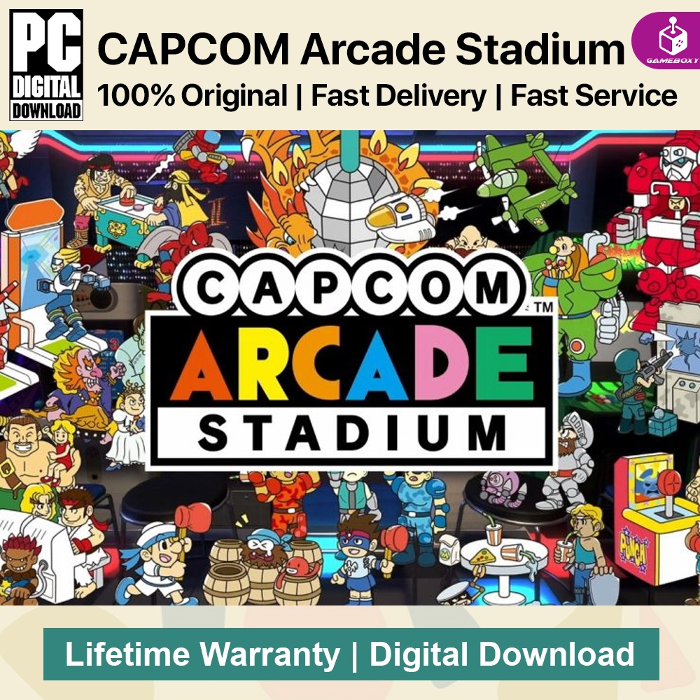 [PC GAME] CAPCOM ARCADE STADIUM: PACKS 1, 2, AND 3 (CONTAINS 32 GAMES ...