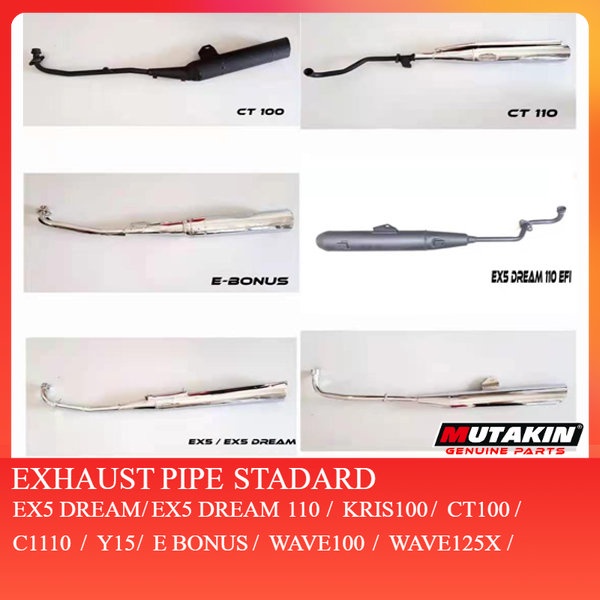 STANDARD EXHAUST MUTAKIN EX5 DREAM/EX5 DREAM 110/ KRIS100/ CT100/ C1110 ...