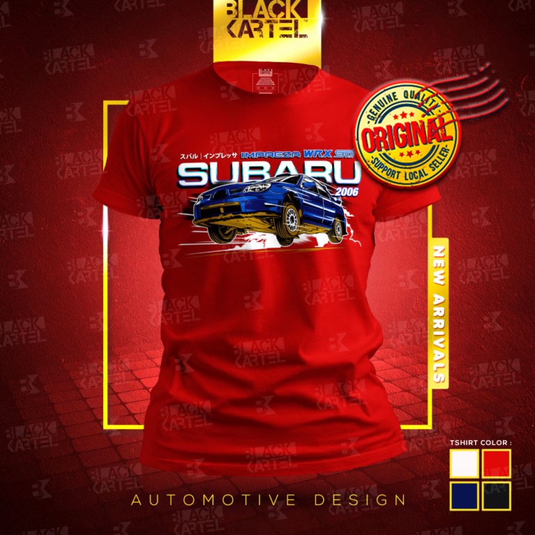 Most Saving! [ BAJU / T SHIRT KERETA SUBARU IMPREZA WRX STI 2006 ] JDM ...