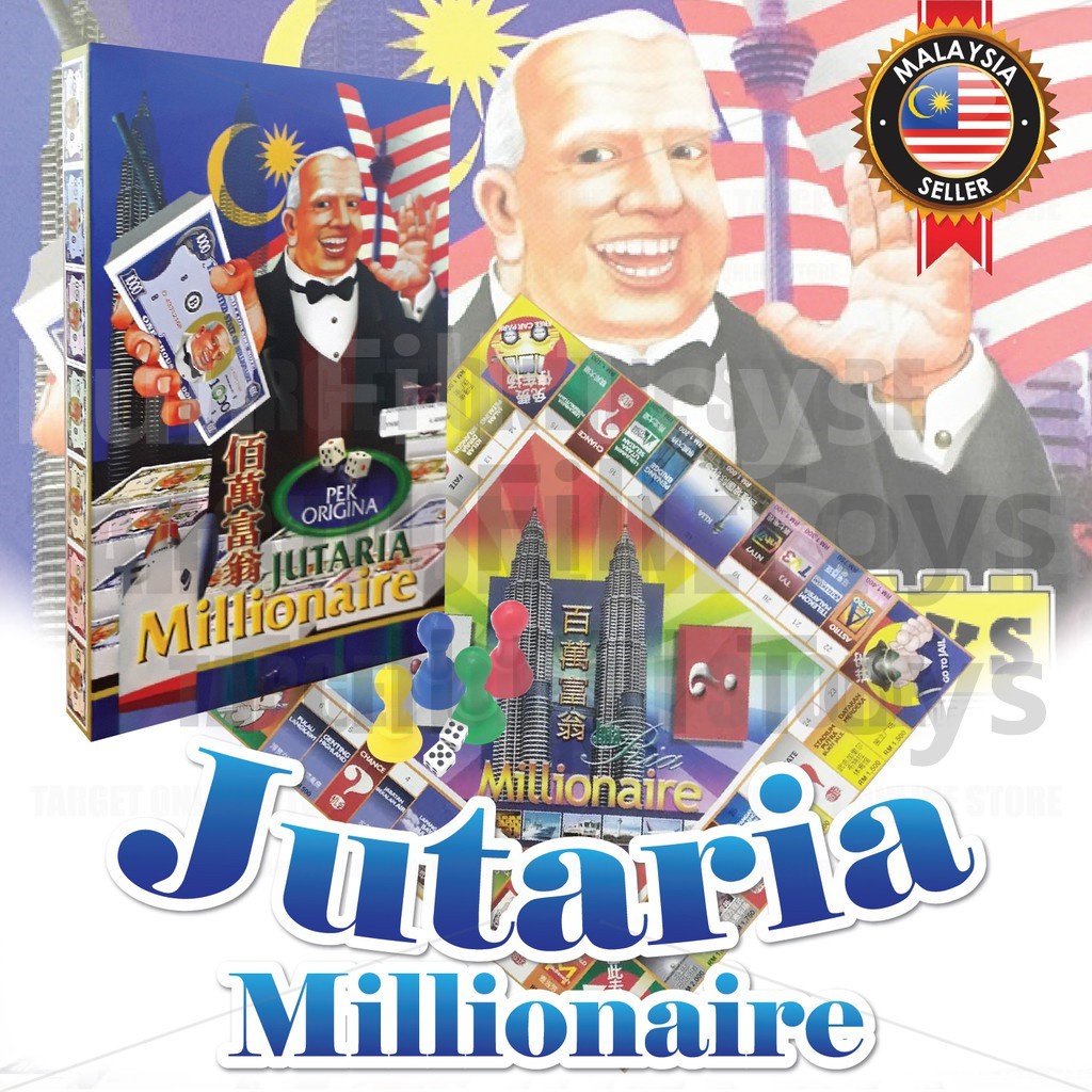 Ready Stock 🇲🇾 Travel / Mini Size Jutaria Millionaire 百万富翁 Family ...