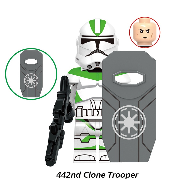 SW Space Wars 501st Kamino CGI Geonosis ARF Trooper Boomer Commander ...