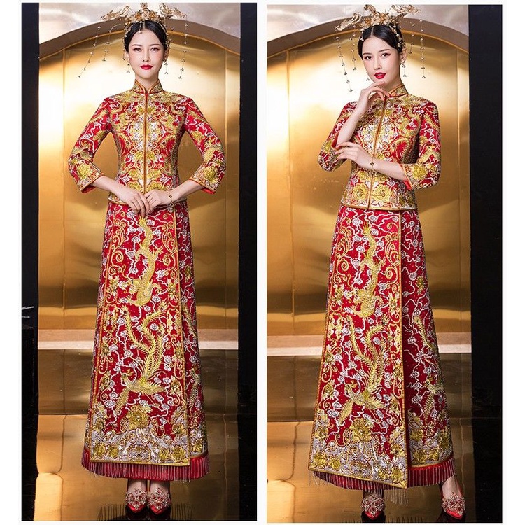 Welcome Xiuhe Dress Bride 2025 Chinese Wedding Dress Ancient Costume ...