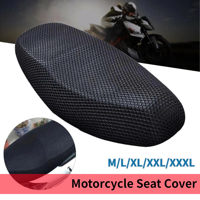 Motorcycle Seat Cover Net Jaring Universal Motor Seat Cover M L XL XXL ...
