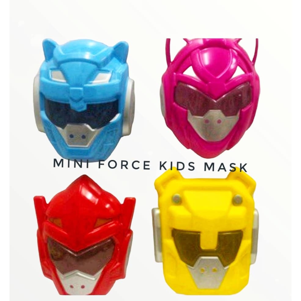 READY STOCK!! MINIFORCE MASK / TOPENG MINI FORCE MAINAN KANAK-KANAK ...