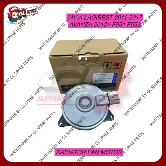 FAN MOTOR RADIATOR PERODUA MYVI 2011-2017 LAGIBEST ICON TOYOTA AVANZA ...