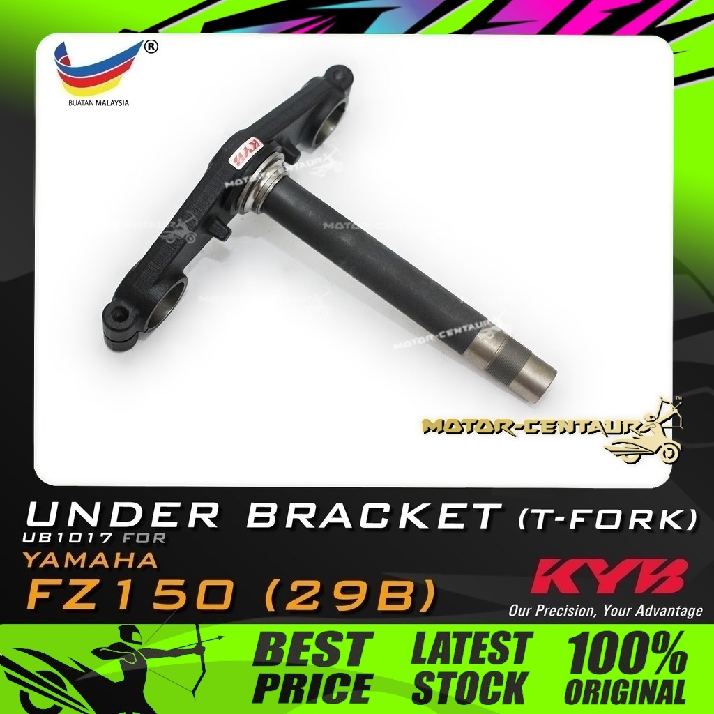KYB KAYABA UNDER BRACKET HANDLE T-FORK UB1017 YAMAHA FZ150 FI, FZ150i (29B / 2CB) | Shopee Malaysia