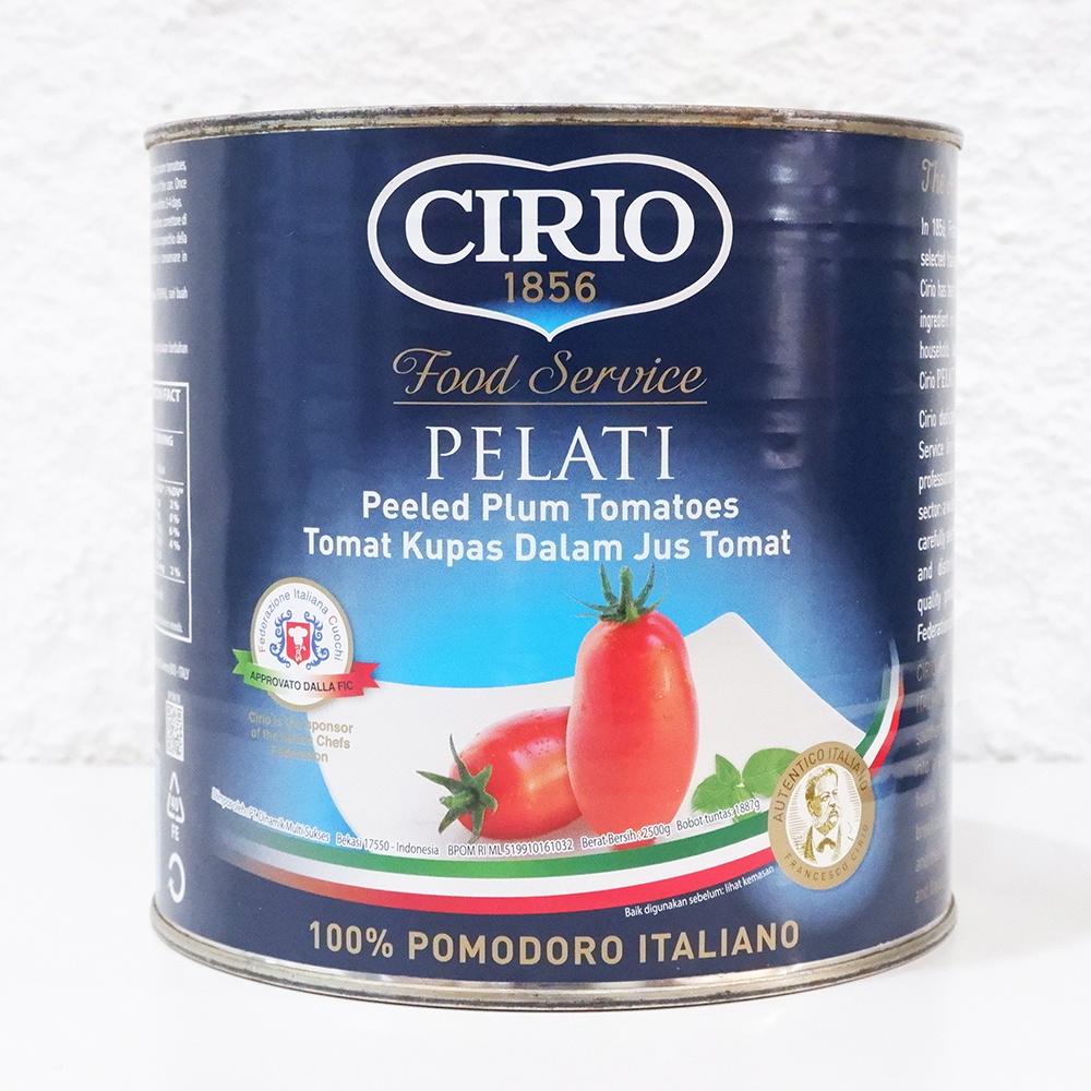 2.5kg Cirio Whole Pelati Tomato Peeled Tomato | Shopee Malaysia