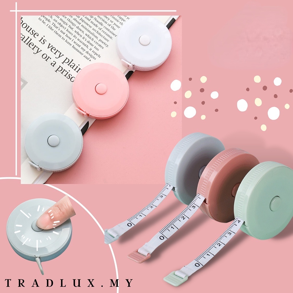 1Pcs Simple Tape Measure Soft Tape Carrying Measurement Three-Way Mini ...